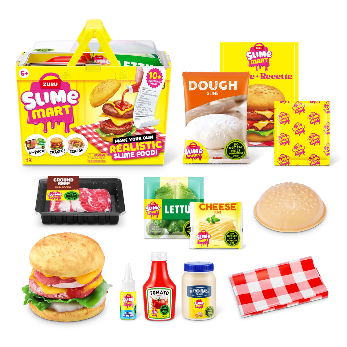 ZURU Slime Mart Series 1 Shopping Basket Burger – Toyworld Australia