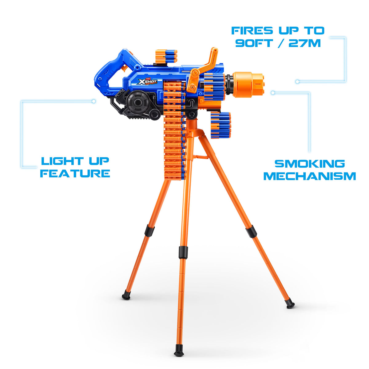 ZURU X Shot Insanity Smoking Barrel Blaster With 72 Darts – Toyworld ...