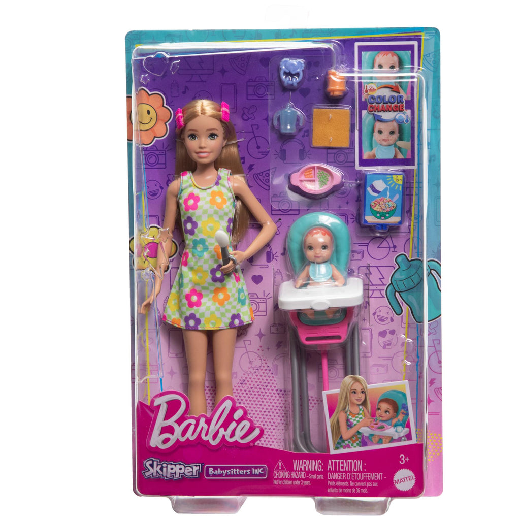 BARBIE SKIPPER BABYSITTERS INC DOLL & PLAYSET BLONDE – Toyworld Australia