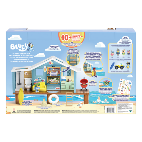 BLUEY BEACH S9 BLUEY'S BEACH CABIN PLAYSET – Toyworld Australia