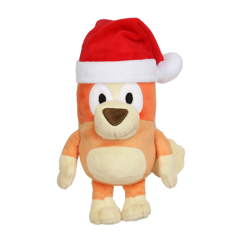 Bluey S9 Festive Plush - Christmas Hat Bingo – Toyworld Australia