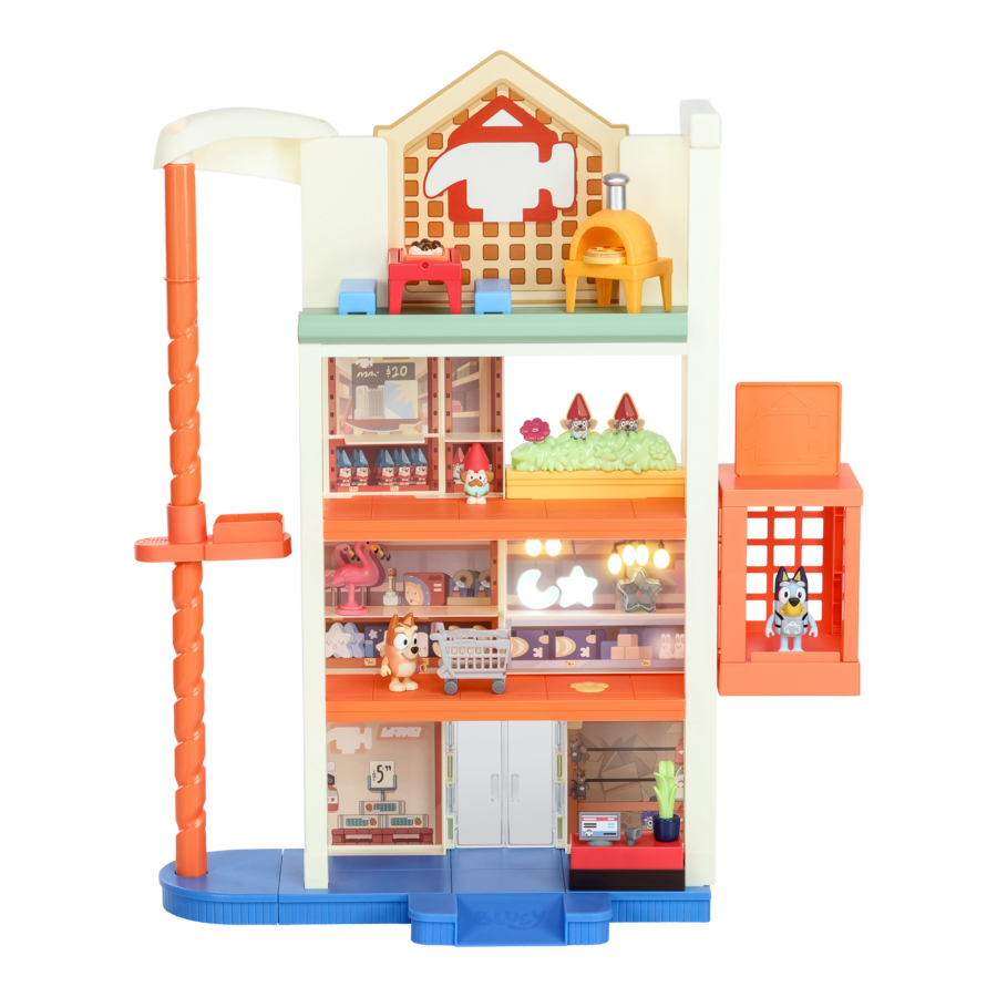 Bluey S9 Hammerbarn Shopping Center Playset – Toyworld Australia