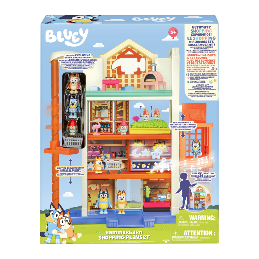 Bluey Series 9 Hammerbarn Shopping Centre Playset – Toyworld Australia