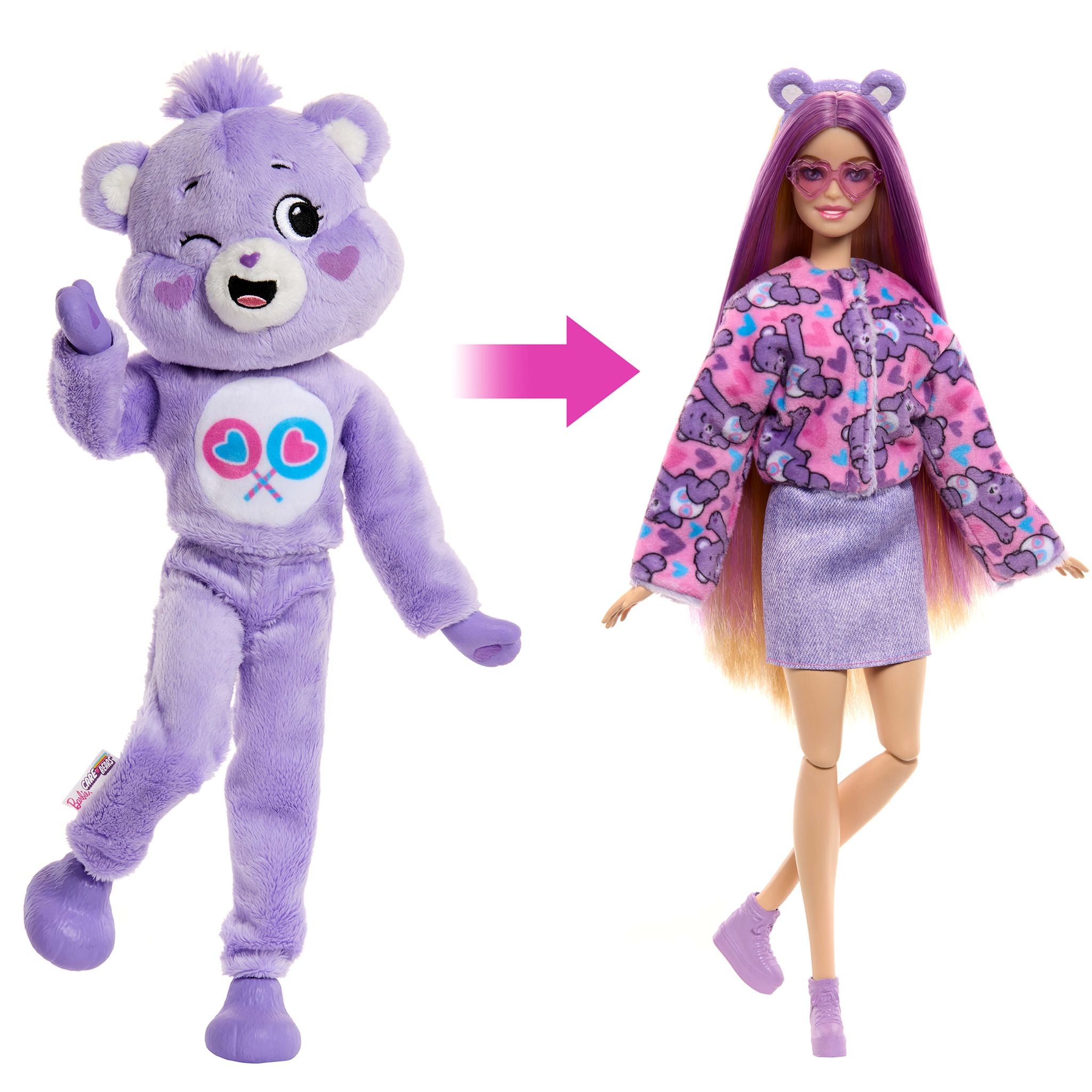 Barbie Cutie Reveal Care Bears Surprise Doll - Purple – Toyworld Australia