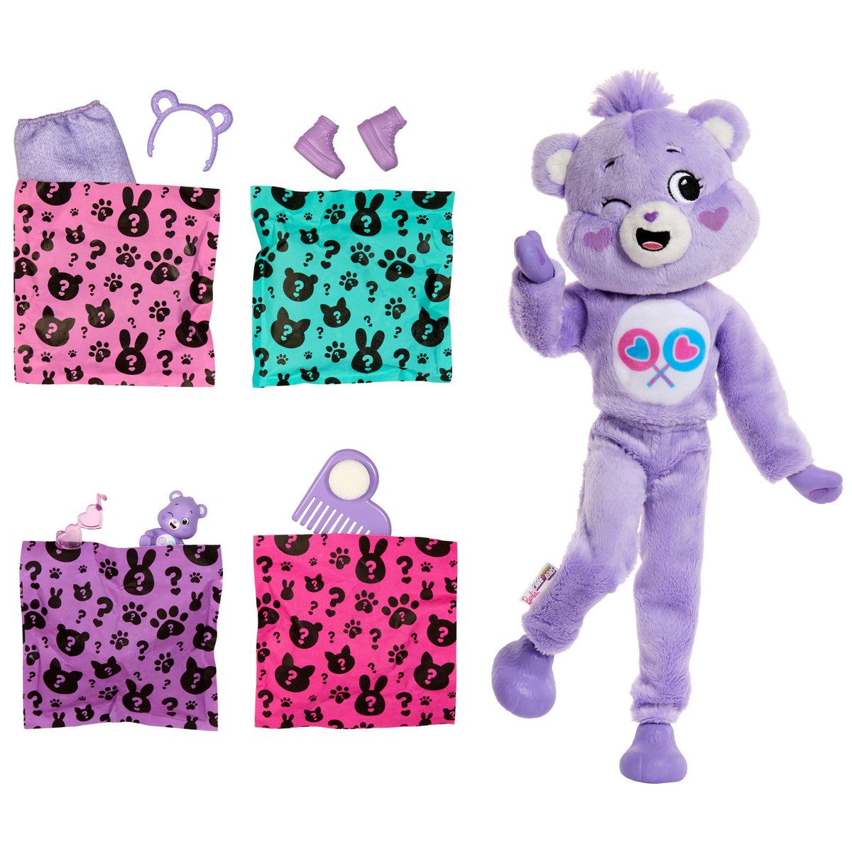 Barbie Cutie Reveal Care Bears Surprise Doll - Purple – Toyworld Australia