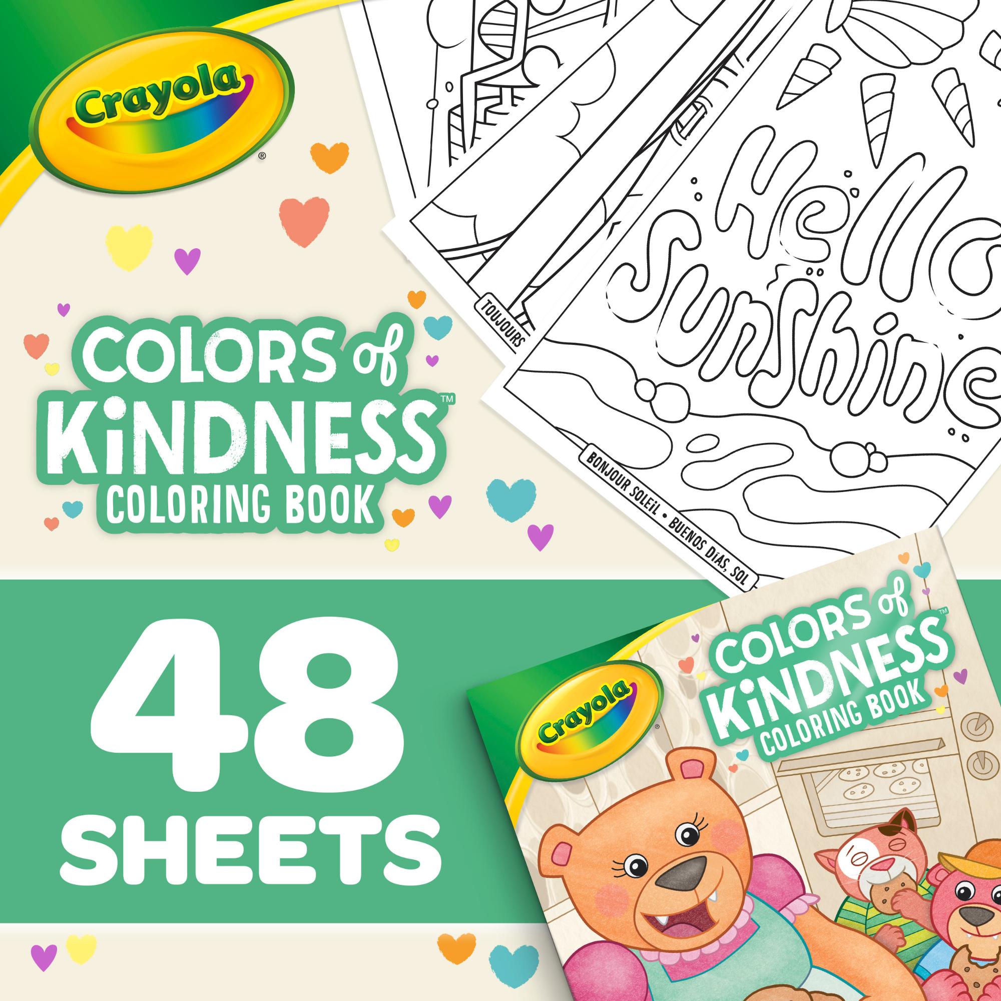 Crayola Colours Of Kindness 48 Page Colouring Book – Toyworld Australia