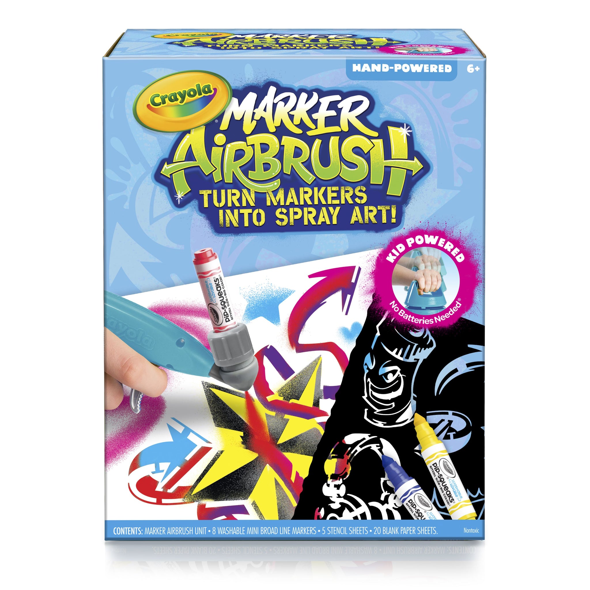 Crayola Marker Airbrush Kit Toyworld Australia