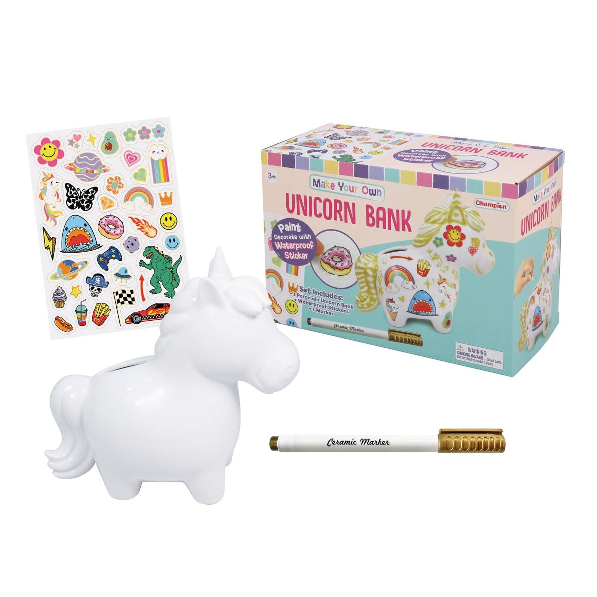 Decorate Your Own Unicorn Money Bank – Toyworld Australia