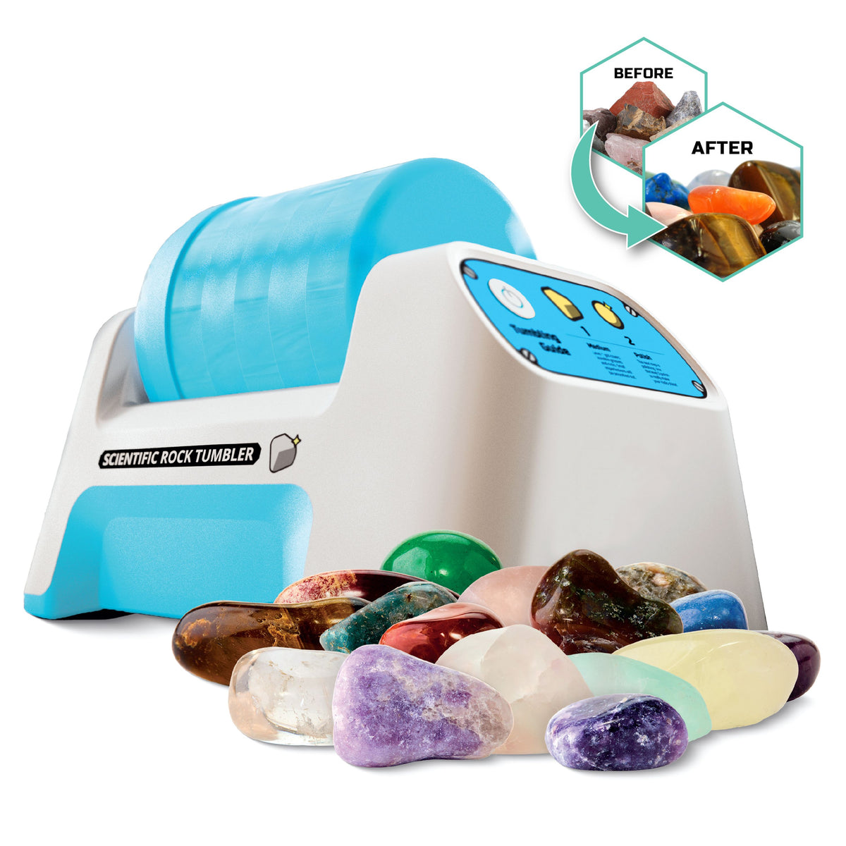 Discovery Mindblown Rock Tumbler Motorized Stone Polishing Kit ...