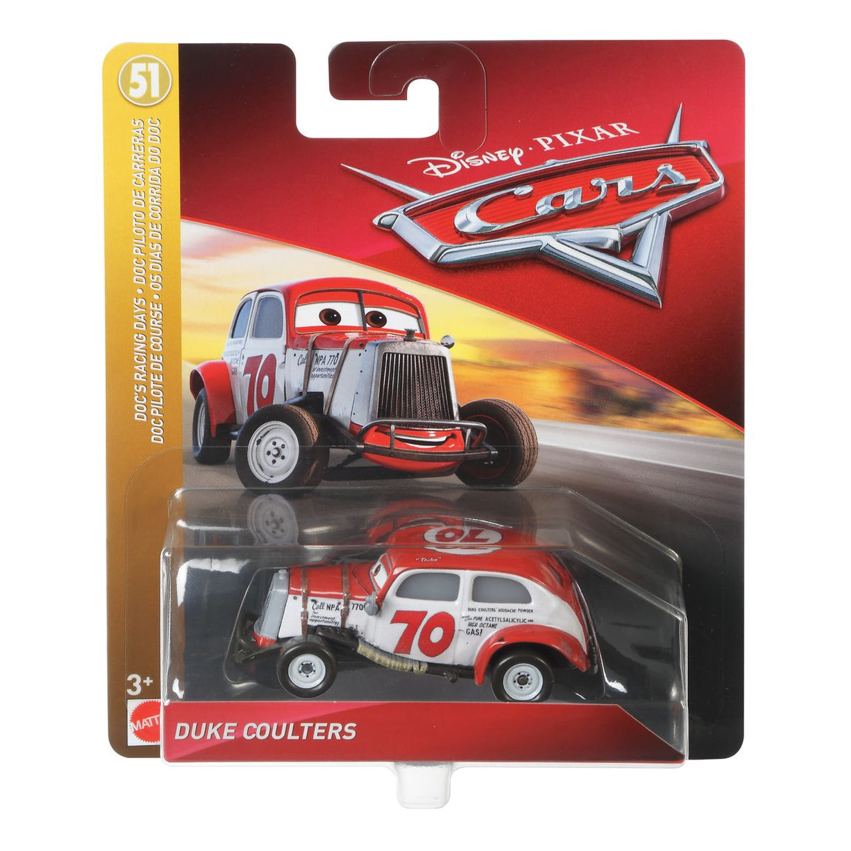 Disney Pixar Cars Character Car Duke Coulters – Toyworld Australia