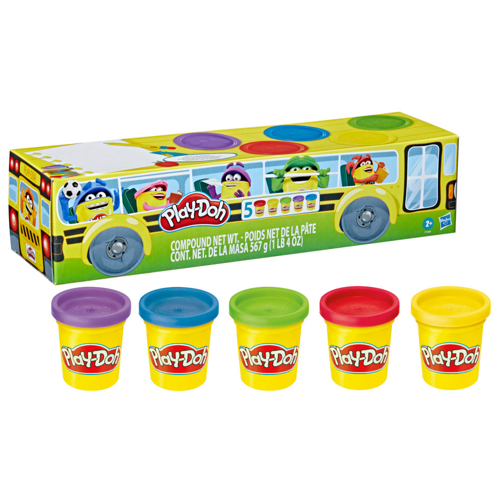 Play-Doh School Bus Back To School 5 Pack – Toyworld Australia