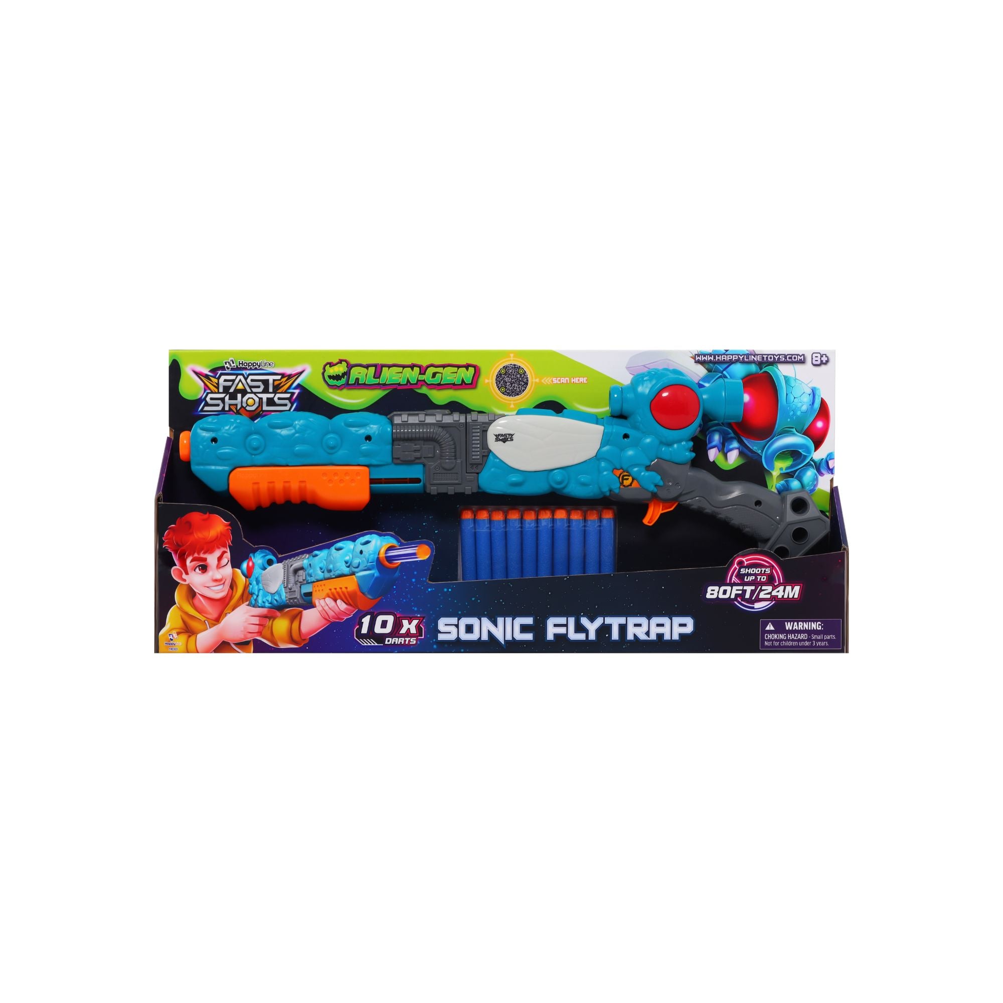 Fast Shots Alien Gen Sonic Flytrap Blaster – Toyworld Australia