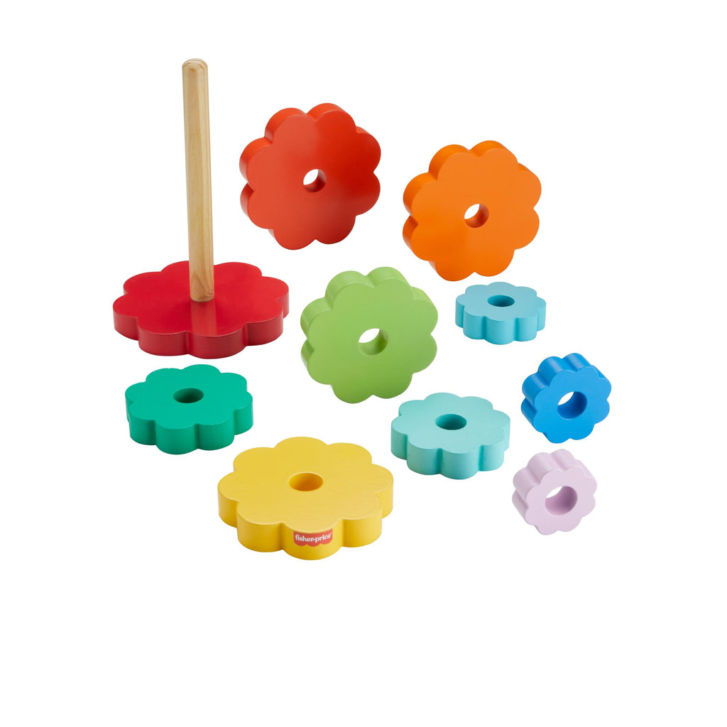 Fisher-Price Wooden Ring Stacker – Toyworld Australia