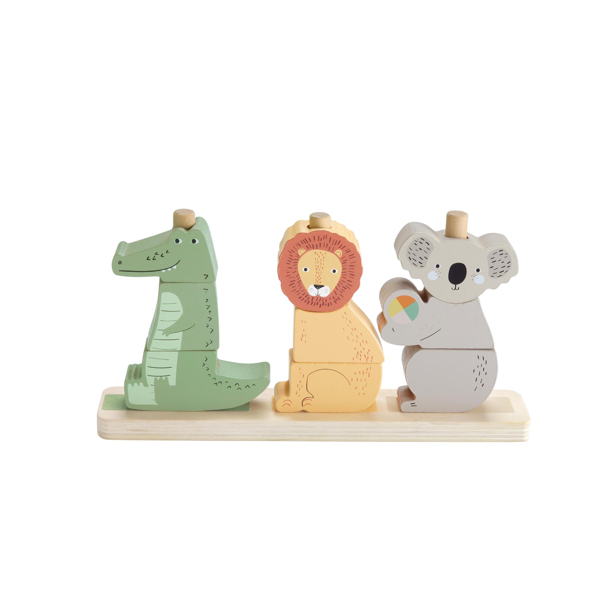 Fisher-Price Wood Stack & Sort Animals – Toyworld Australia