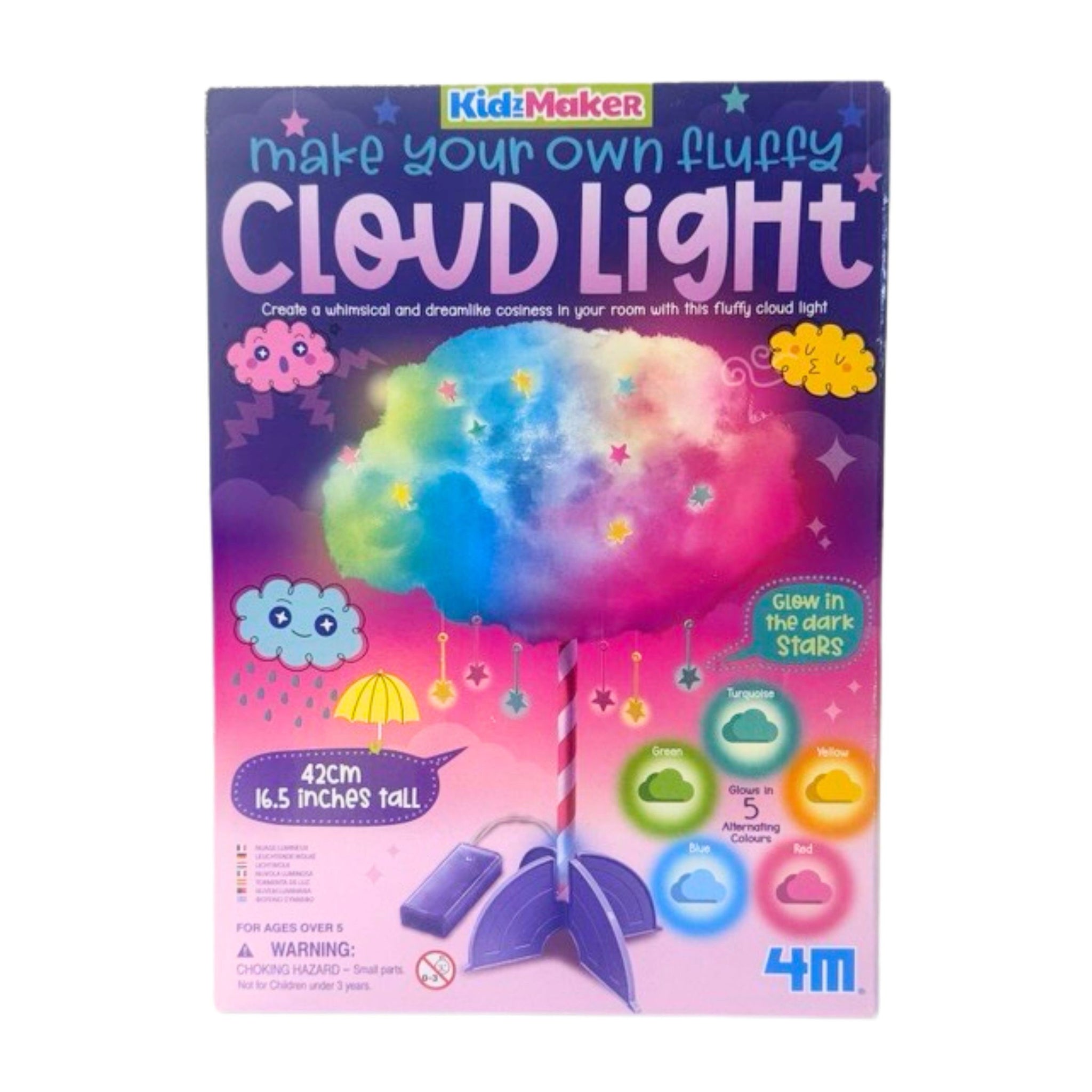 4M KidzMaker Make Your Own Fluffy Cloud Light – Toyworld Australia