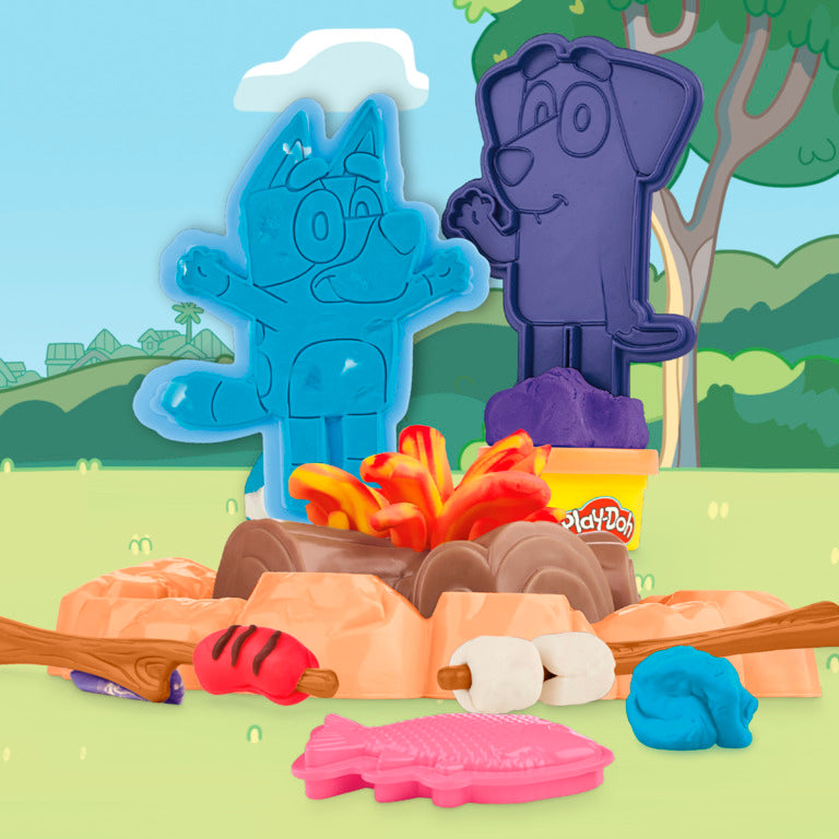 Play-Doh Bluey Goes Camping Playset – Toyworld Australia