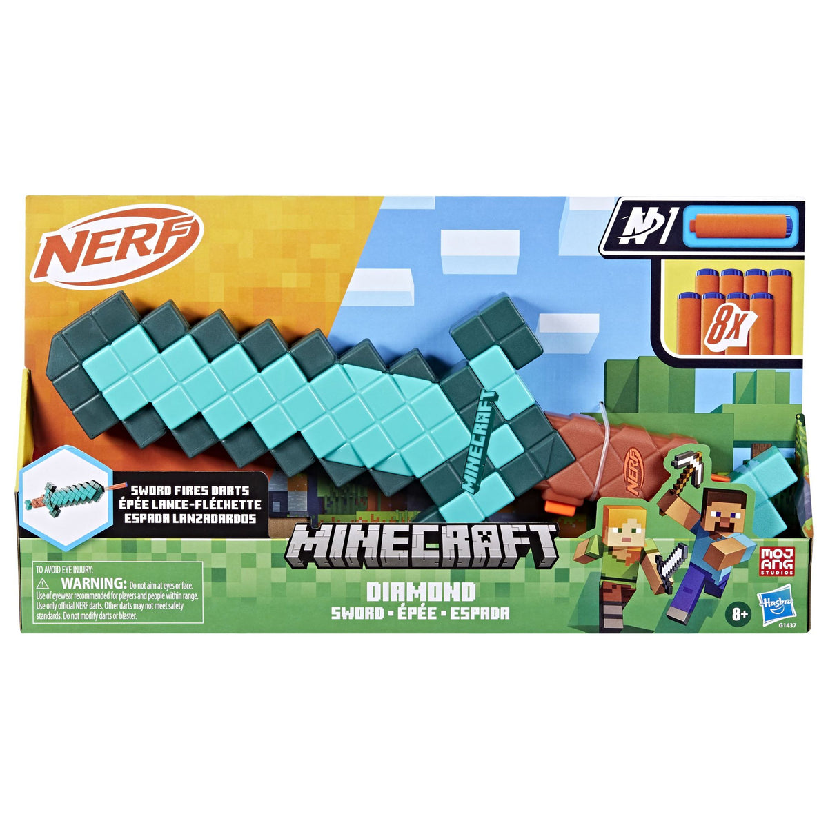 NERF Minecraft Diamond Sword – Toyworld Australia