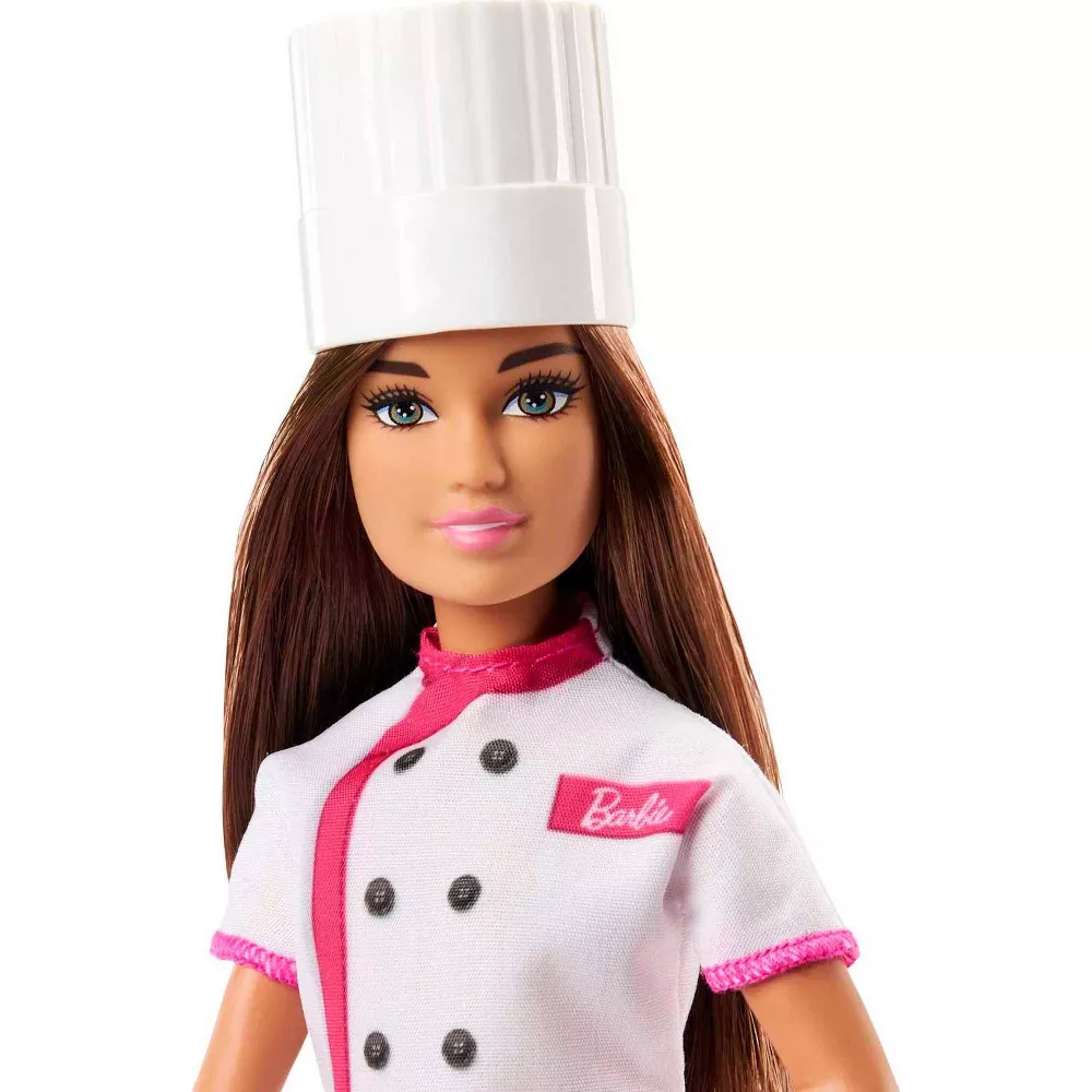 Barbie Career Doll Pastry Chef Brunette – Toyworld Australia