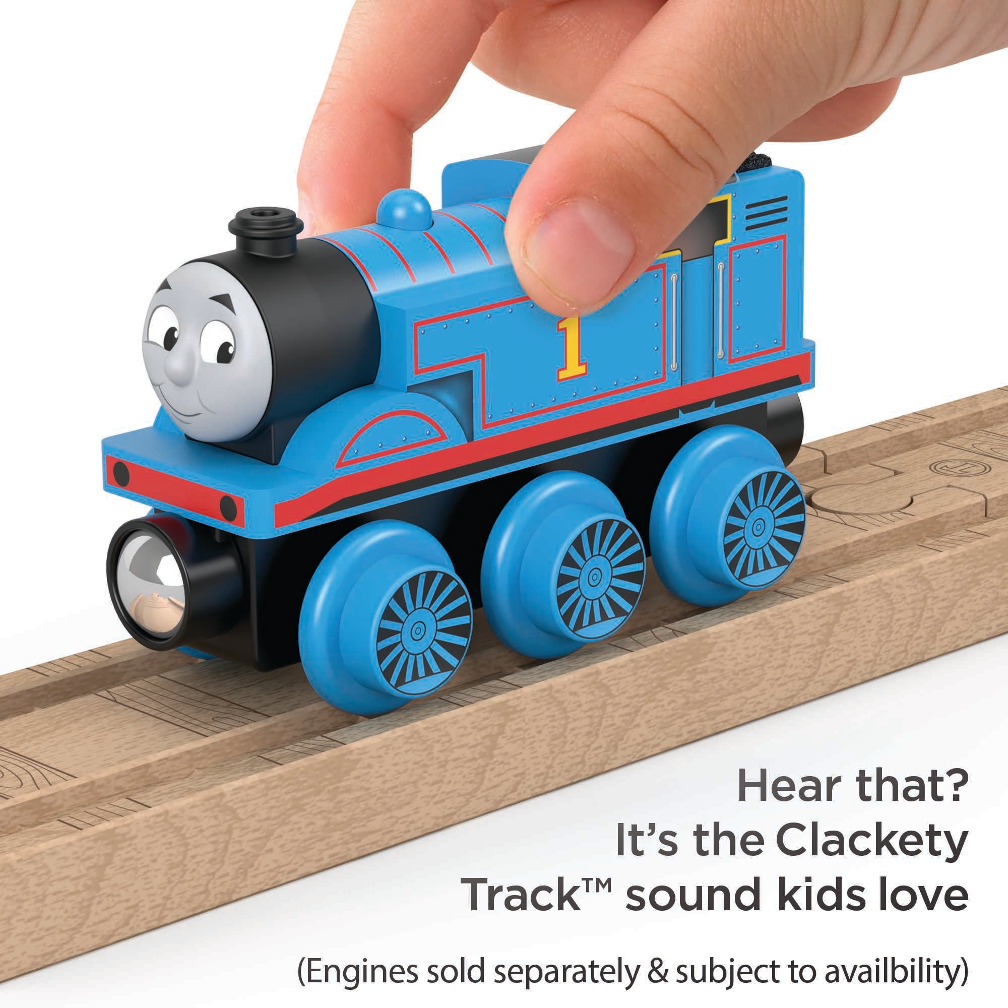 Fisher-Price Thomas & Friends Wooden Railway Expansion Clackety Track ...