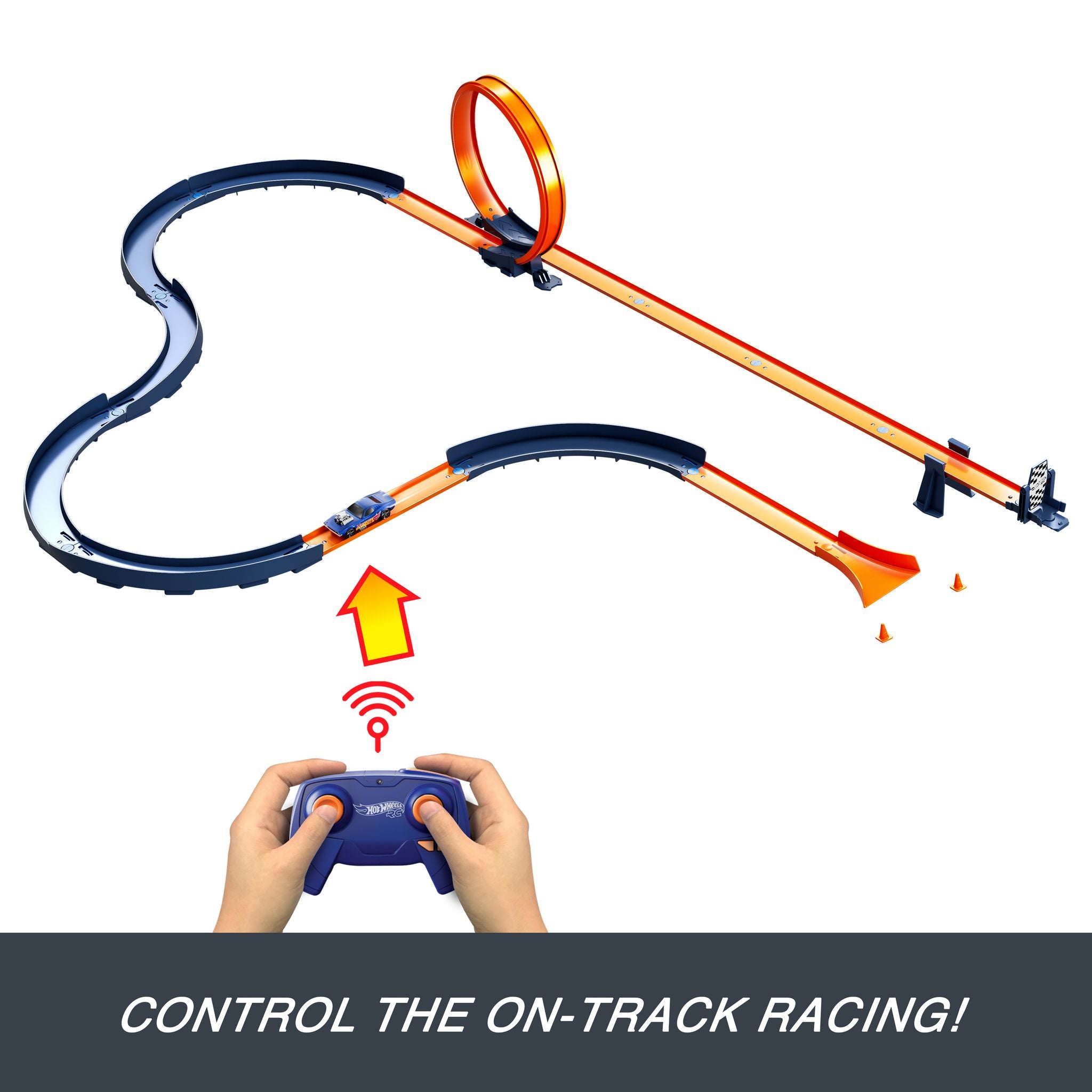 Hot Wheels 1:64 Remote Control Speed Challenge Track Set – Toyworld ...