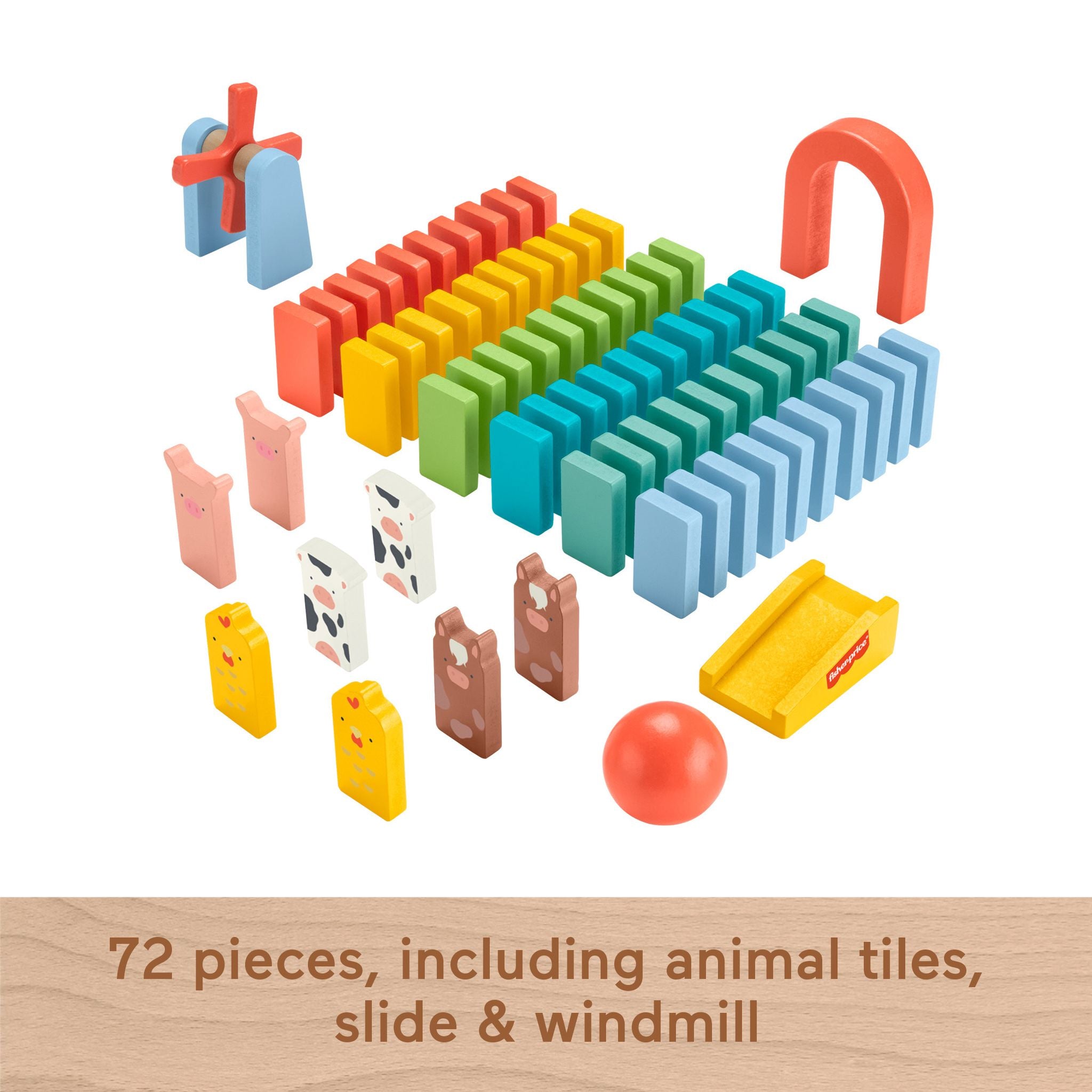 Fisher-Price Wooden Domino Run Playset – Toyworld Australia