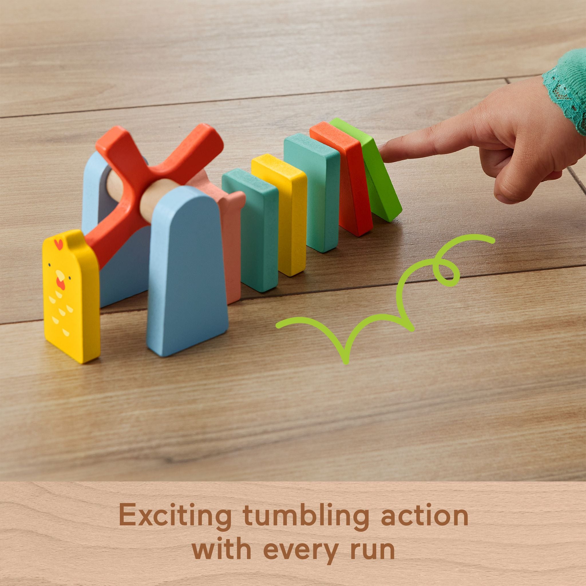 Fisher-Price Wooden Domino Run Playset – Toyworld Australia