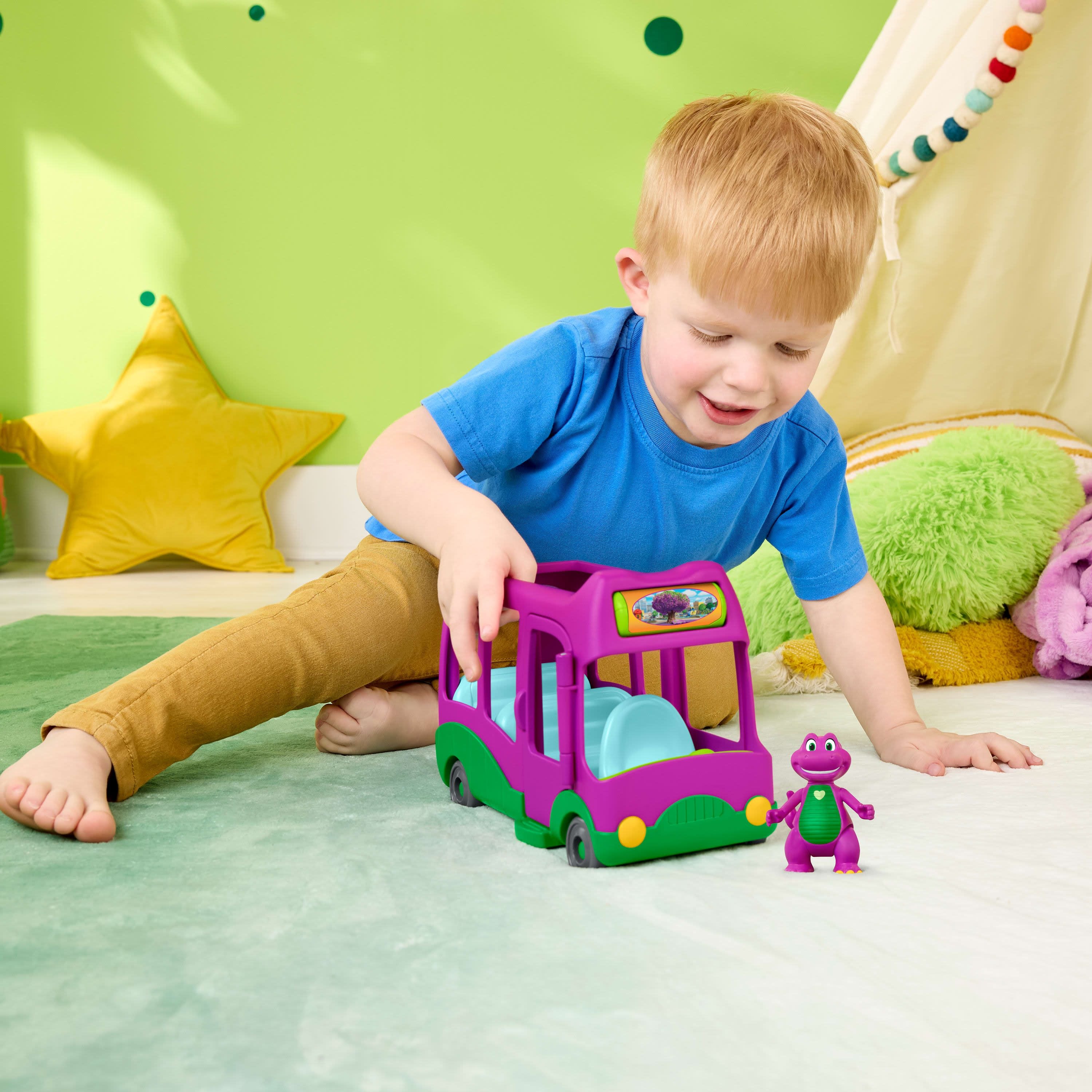 Fisher-Price Barney's World Adventure Bus – Toyworld Australia