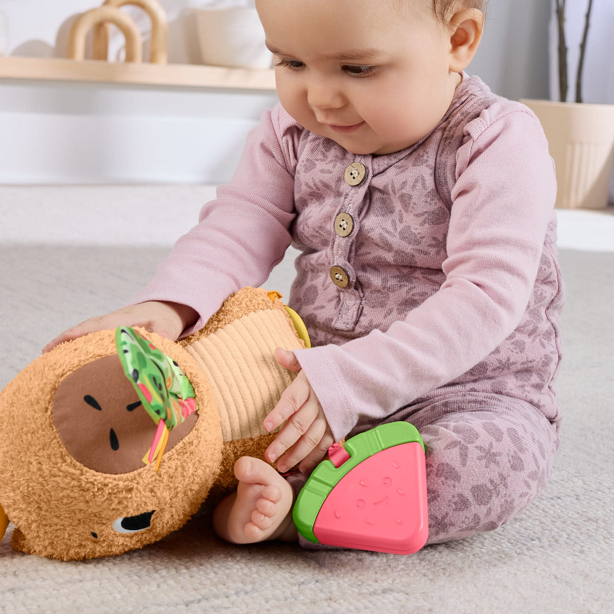 Fisher-Price Snuggly Snacky Capy – Toyworld Australia