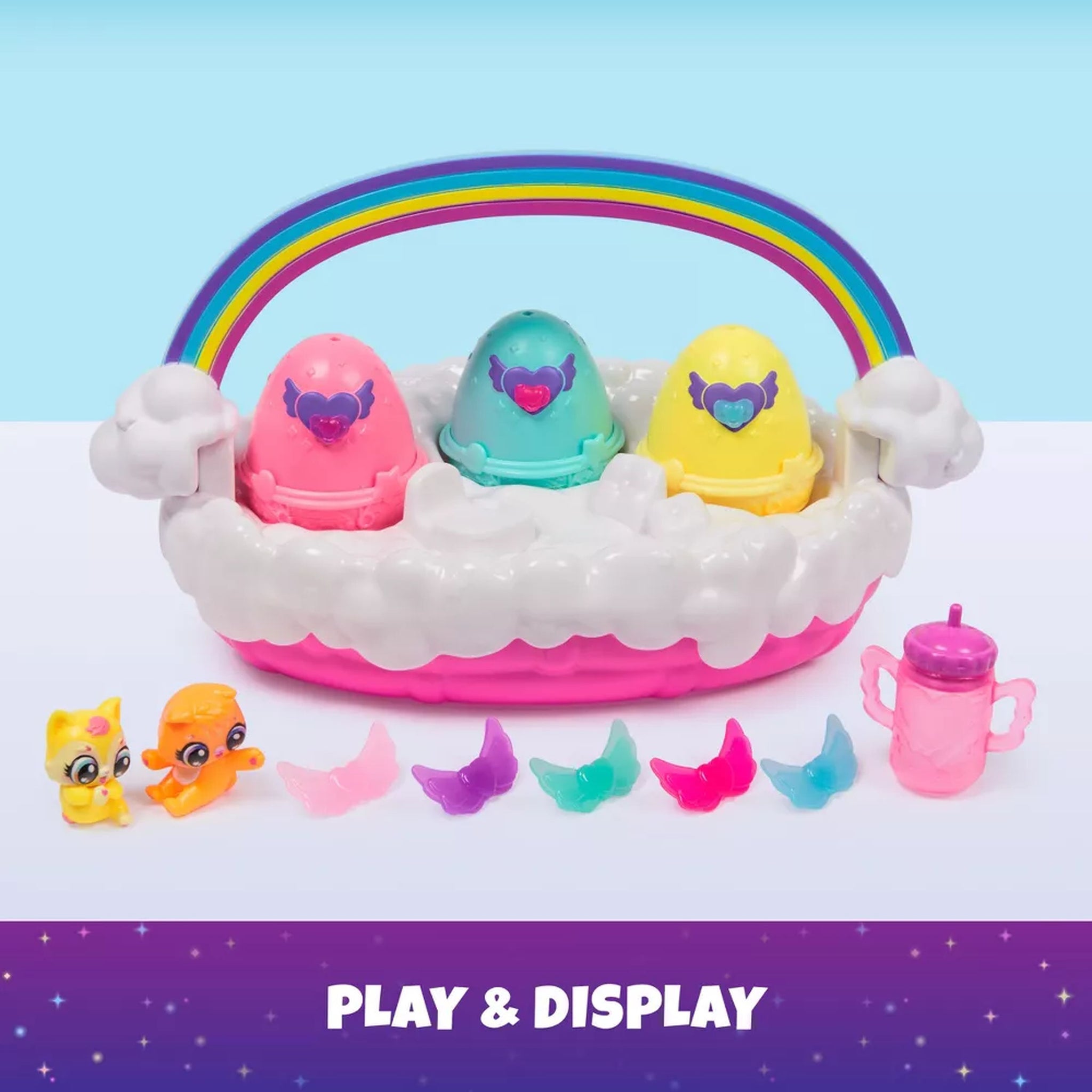 Hatchimals Alive Neon Rainbow Spring Basket – Toyworld Australia