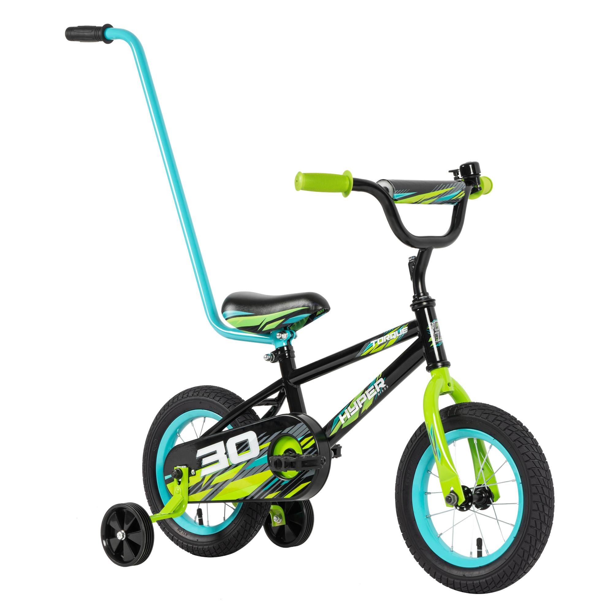 Hyper 30cm Bike With Handle - Torque – Toyworld Australia