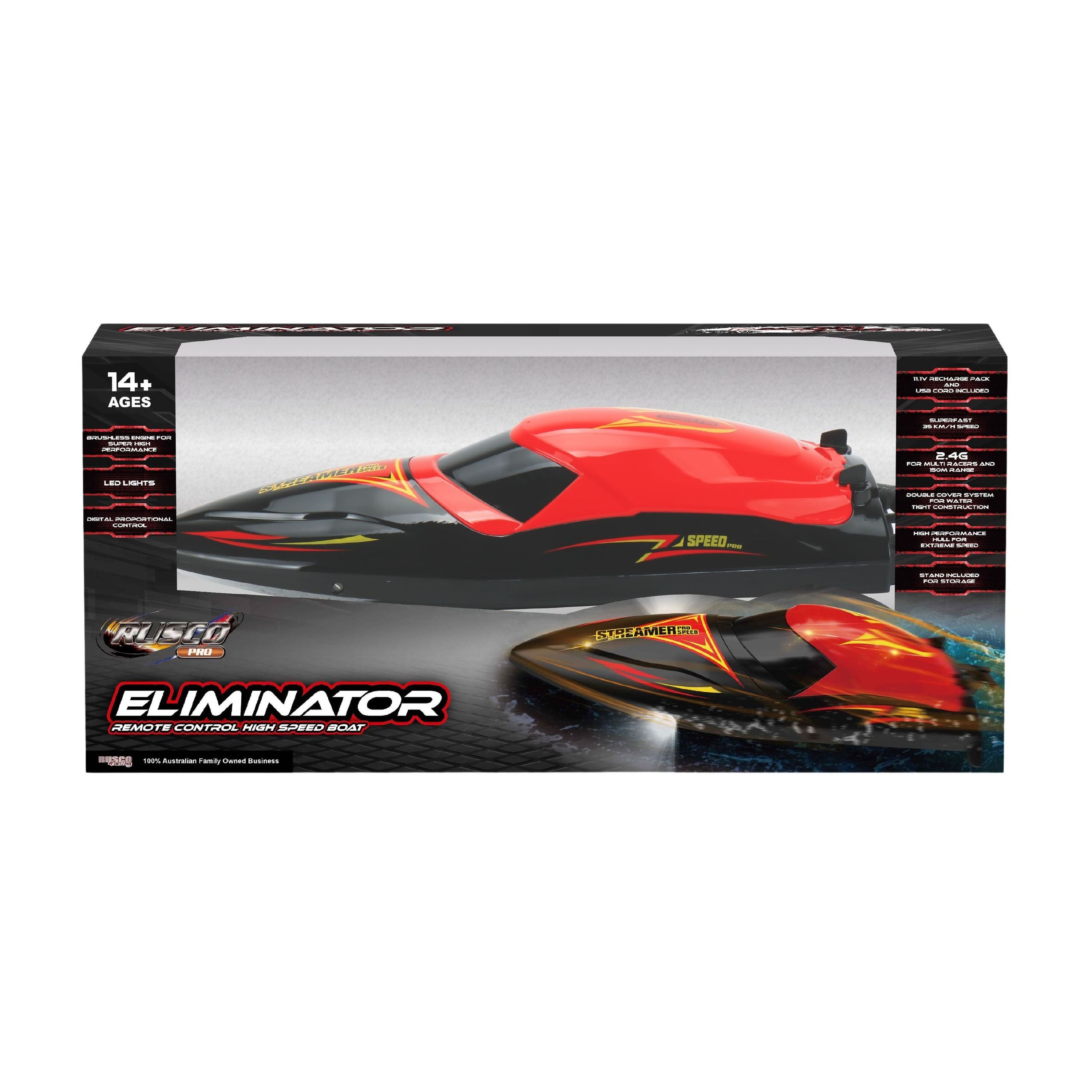 Rusco Eliminator RC Streamer High Speed Boat Assorted Styles – Toyworld ...
