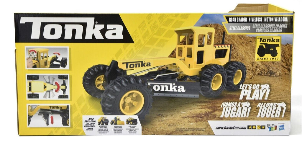 Tonka Steel Classics Road Grader – Toyworld Australia