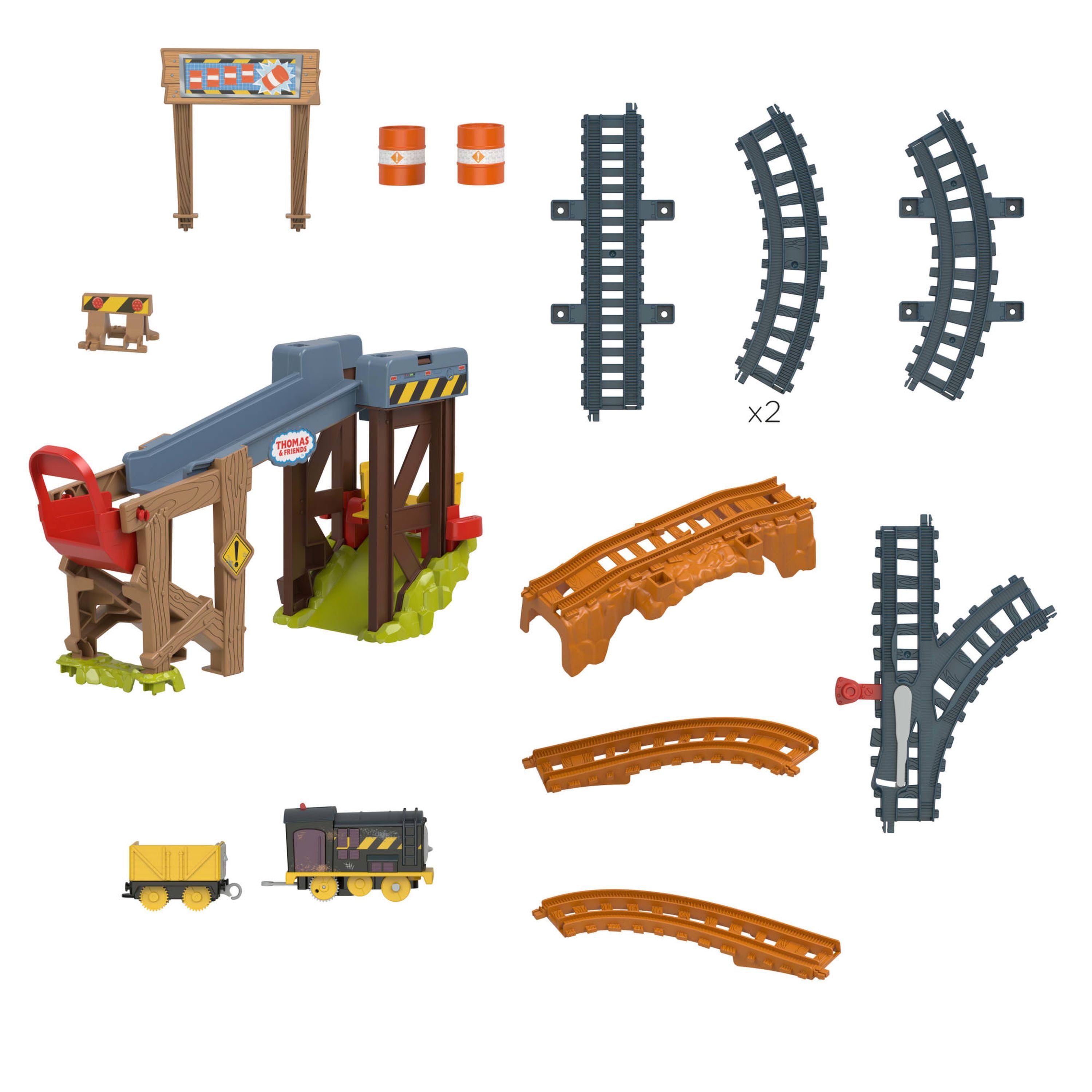 Fisher-Price Thomas & Friends Diesels Lift & Load Construction Set ...