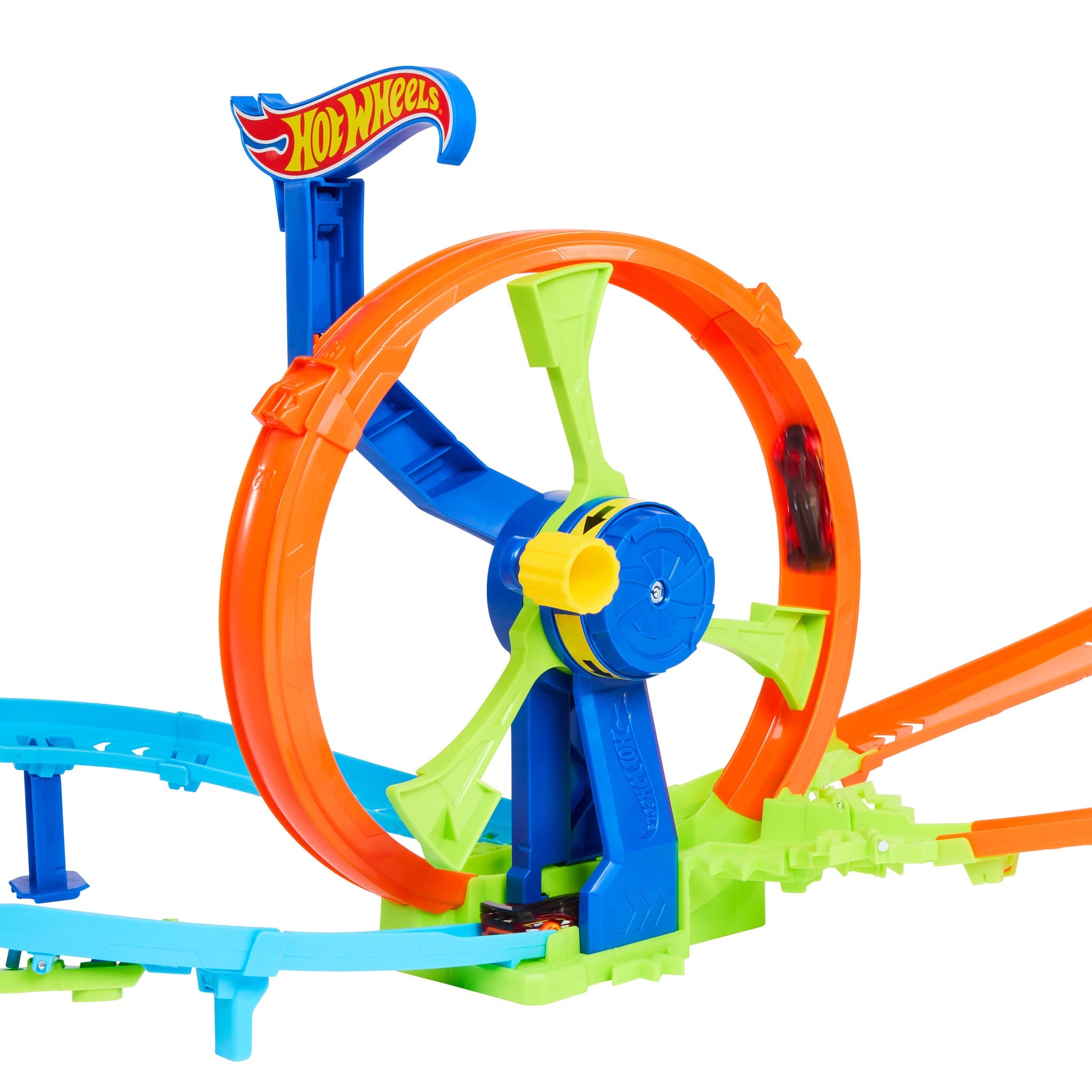 Hot Wheels Stunt Tracks Rapid Launch & Loop Playset – Toyworld Australia