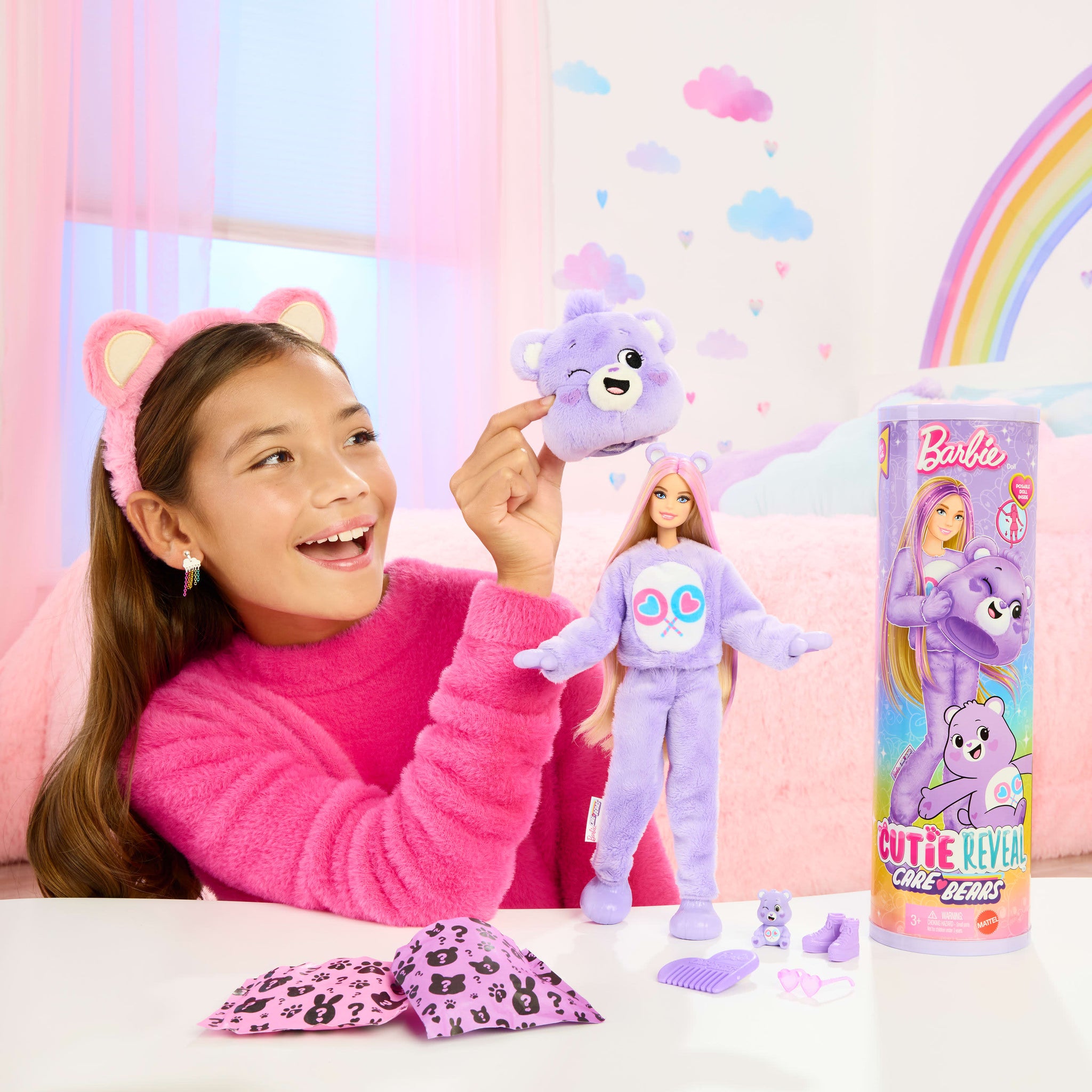 Barbie Cutie Reveal Care Bears Surprise Doll - Purple – Toyworld Australia