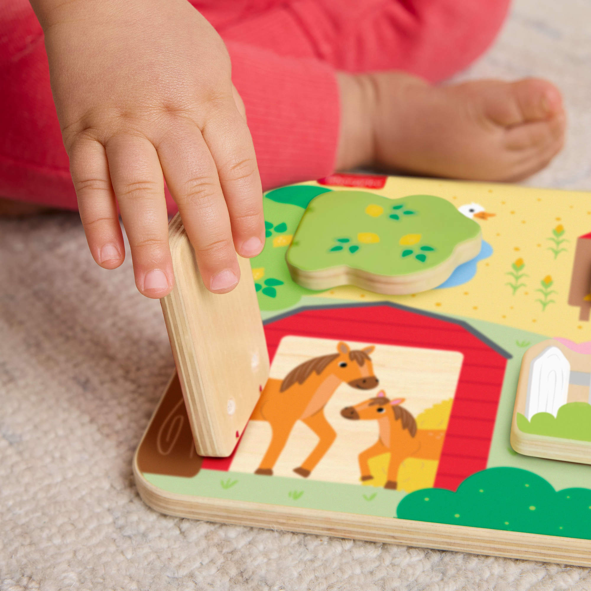 Fisher-Price Wood Farm Animal Board – Toyworld Australia