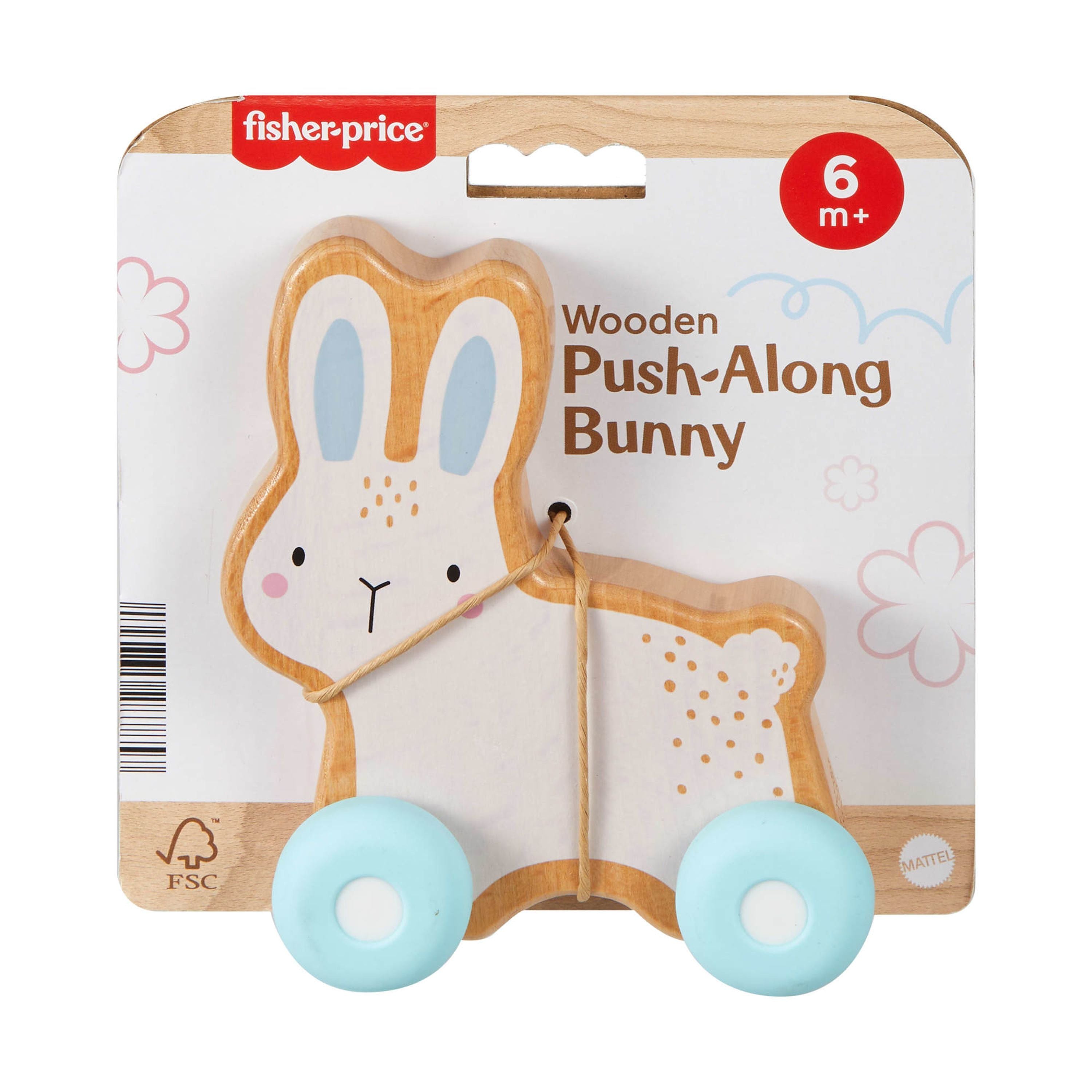 Fisher-Price Wooden Push-Along Bunny – Toyworld Australia