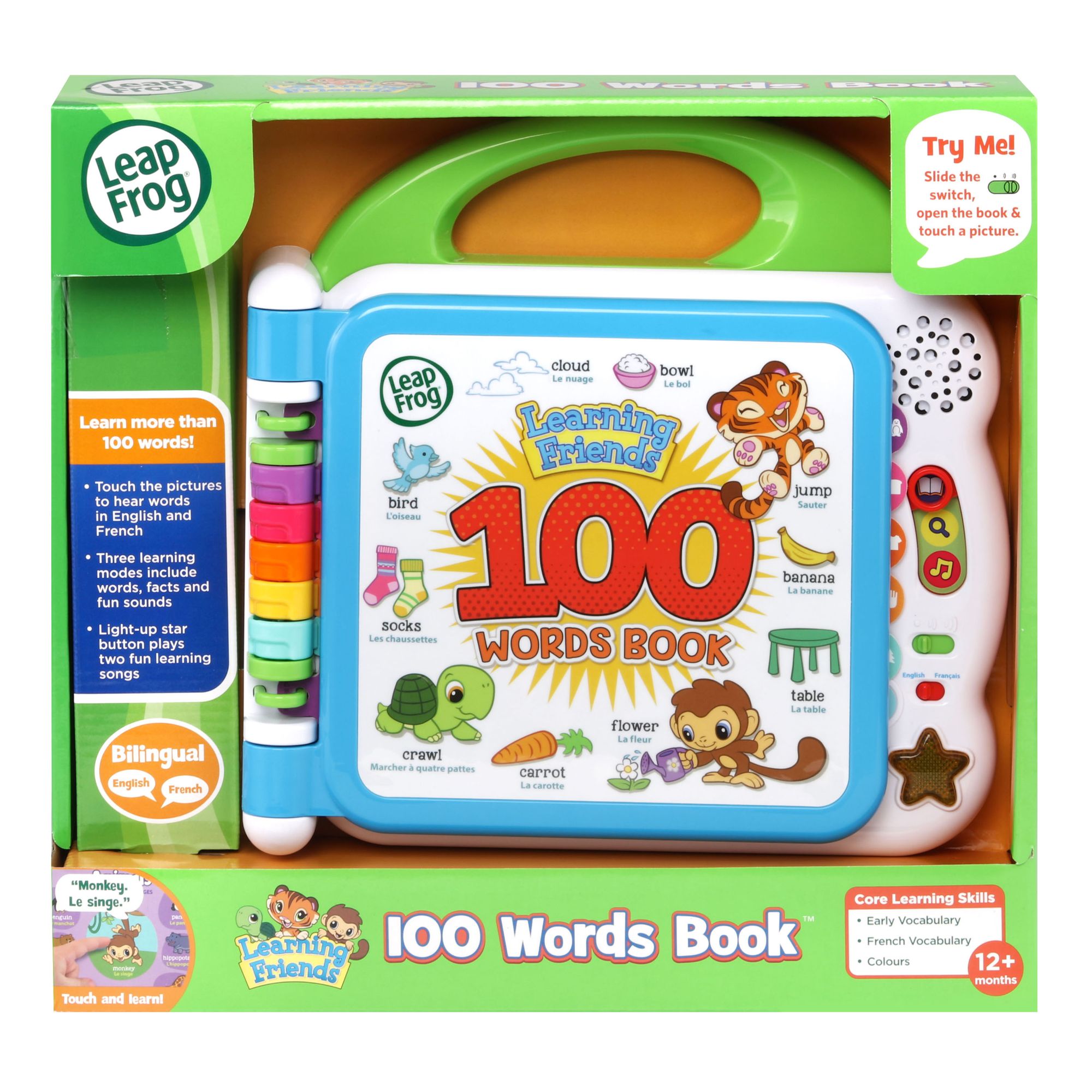 LeapFrog Learning Friends 100 Words Book – Toyworld Australia
