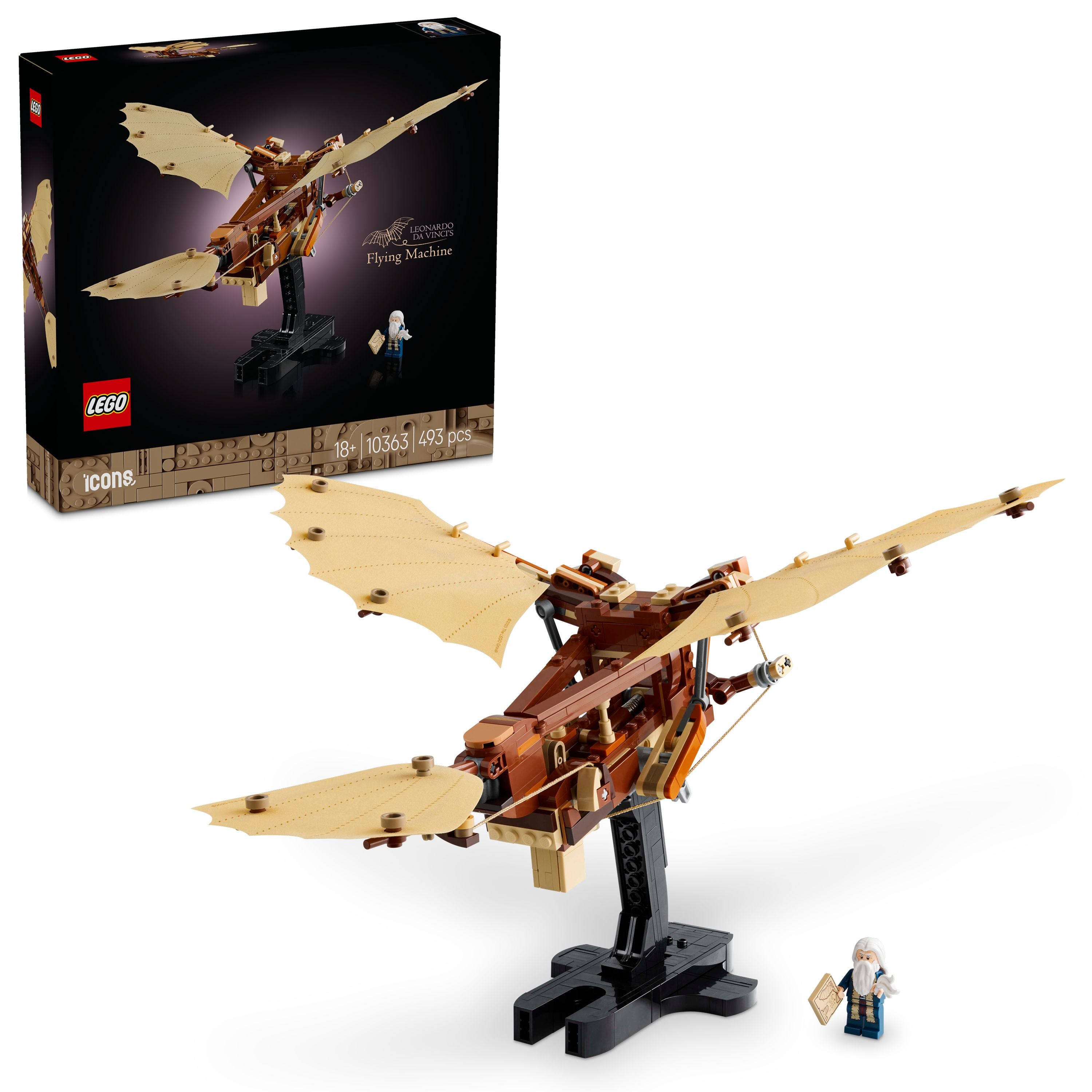 LEGO 10363 Icons Leonardo da Vinci’s Flying Machine – Toyworld Australia