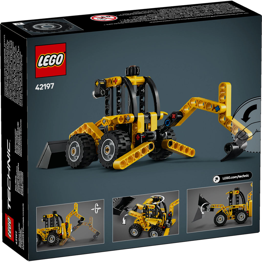 LEGO 42197 Technic Backhoe Loader – Toyworld Australia