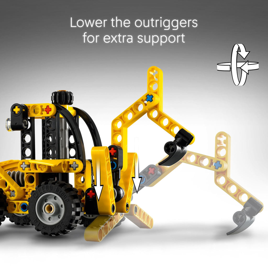 LEGO 42197 Technic Backhoe Loader – Toyworld Australia