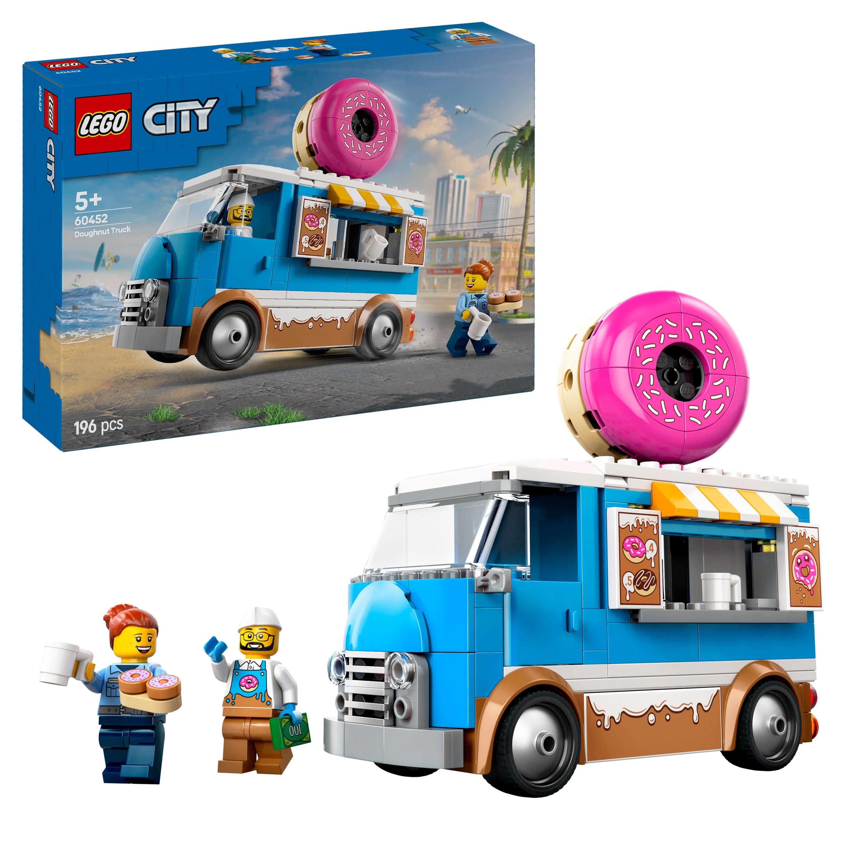 LEGO 60452 City Donut Truck – Toyworld Australia