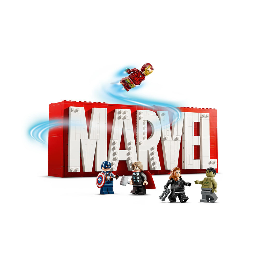 LEGO 76313 Marvel Super Heroes MARVEL Logo & Minifigures – Toyworld ...