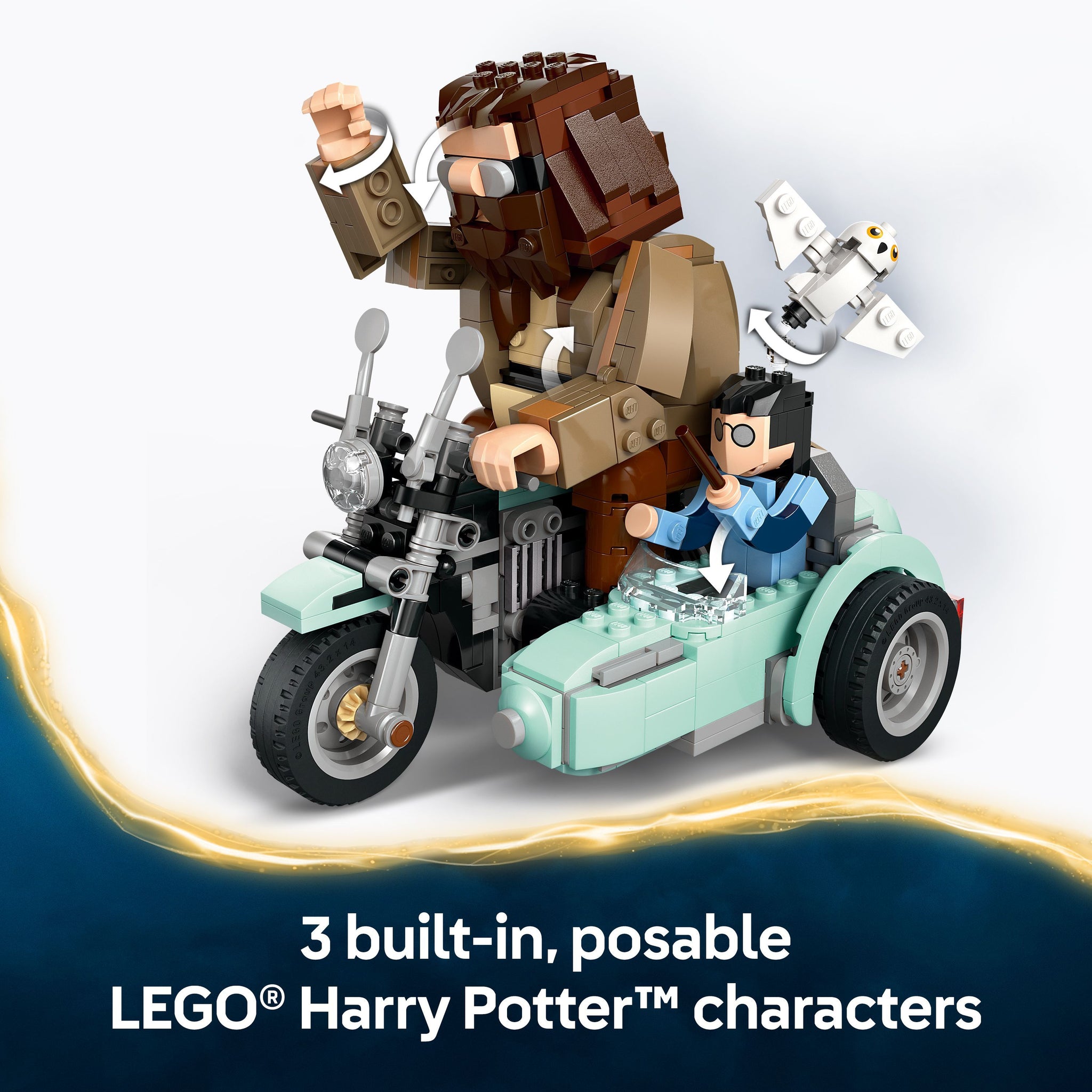 LEGO 76443 Harry Potter Hagrid & Harry’s Motorcycle Ride – Toyworld ...