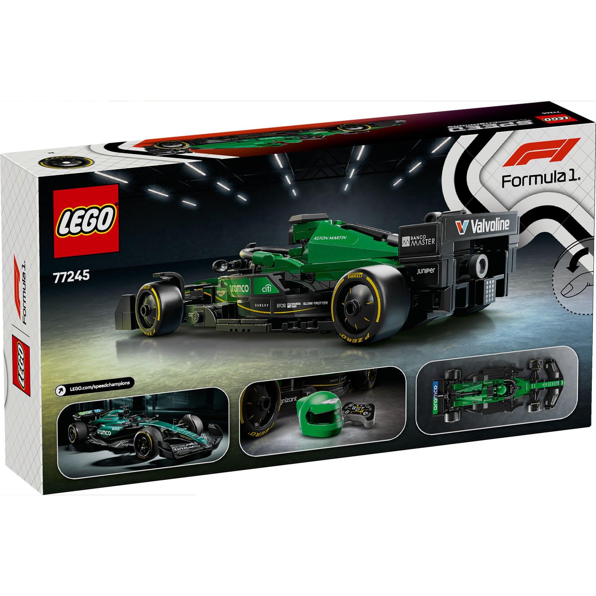 LEGO 77245 Speed Champions Aston Martin Aramco F1 AMR24 Race Car ...