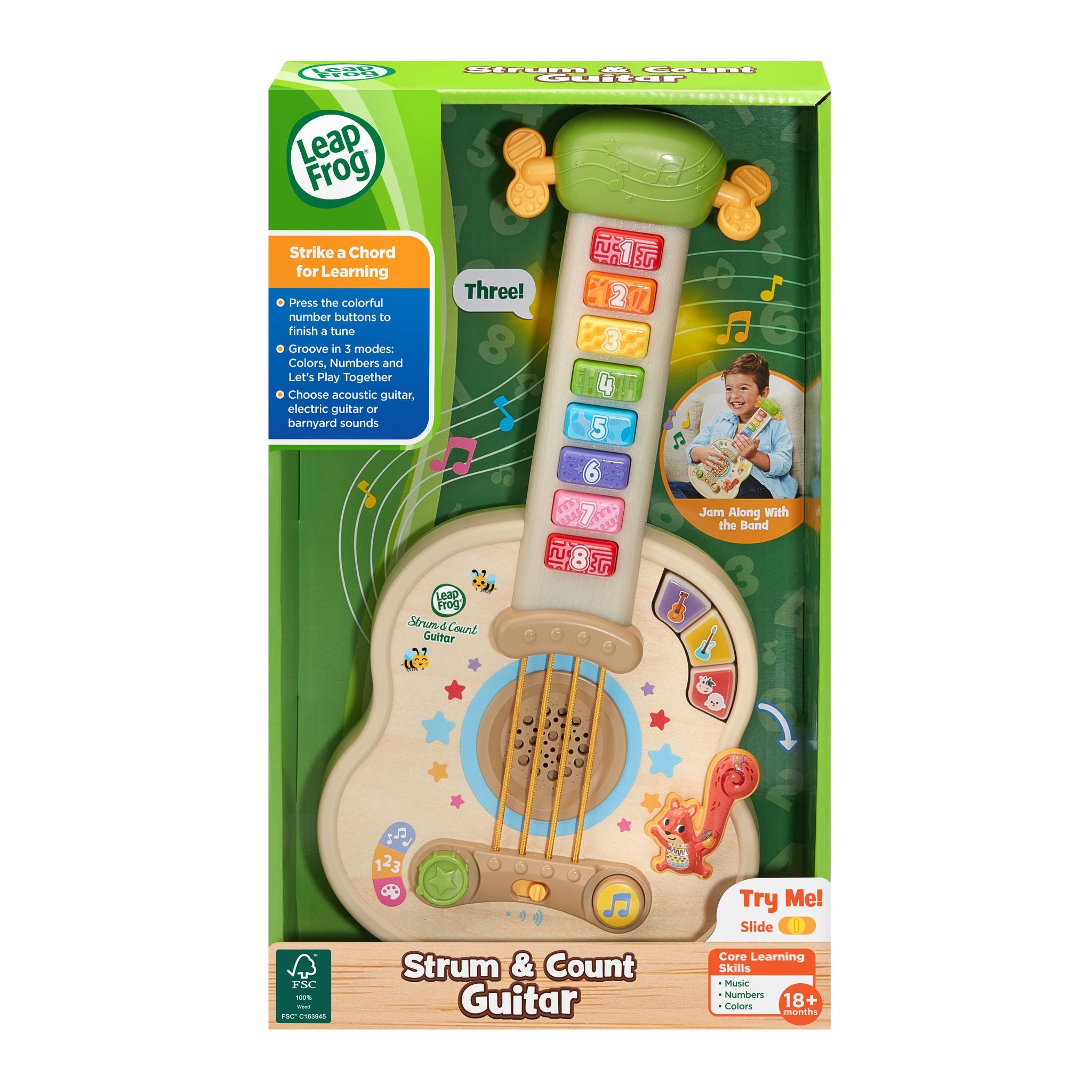 LeapFrog Strum & Count Guitar – Toyworld Australia