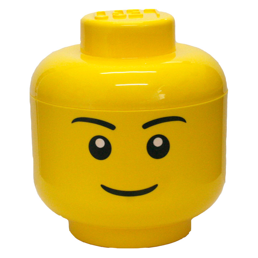 LEGO Storage Head Large Boy – Toyworld Australia