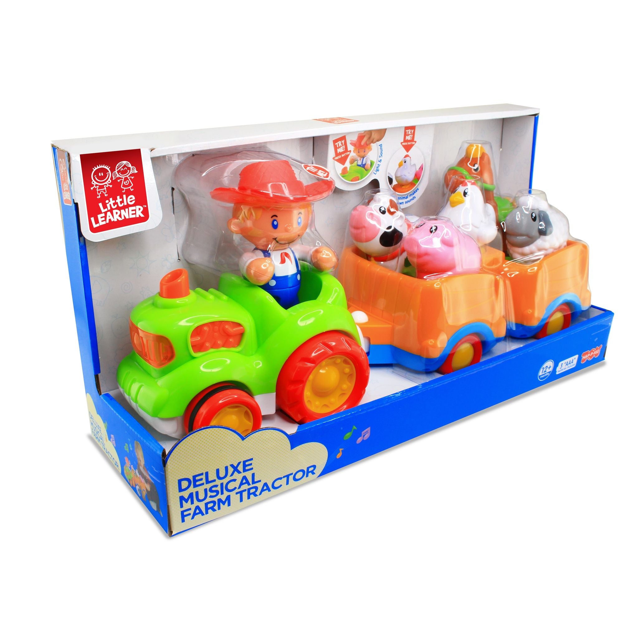 Little Learner Deluxe Musical Farm Tractor – Toyworld Australia