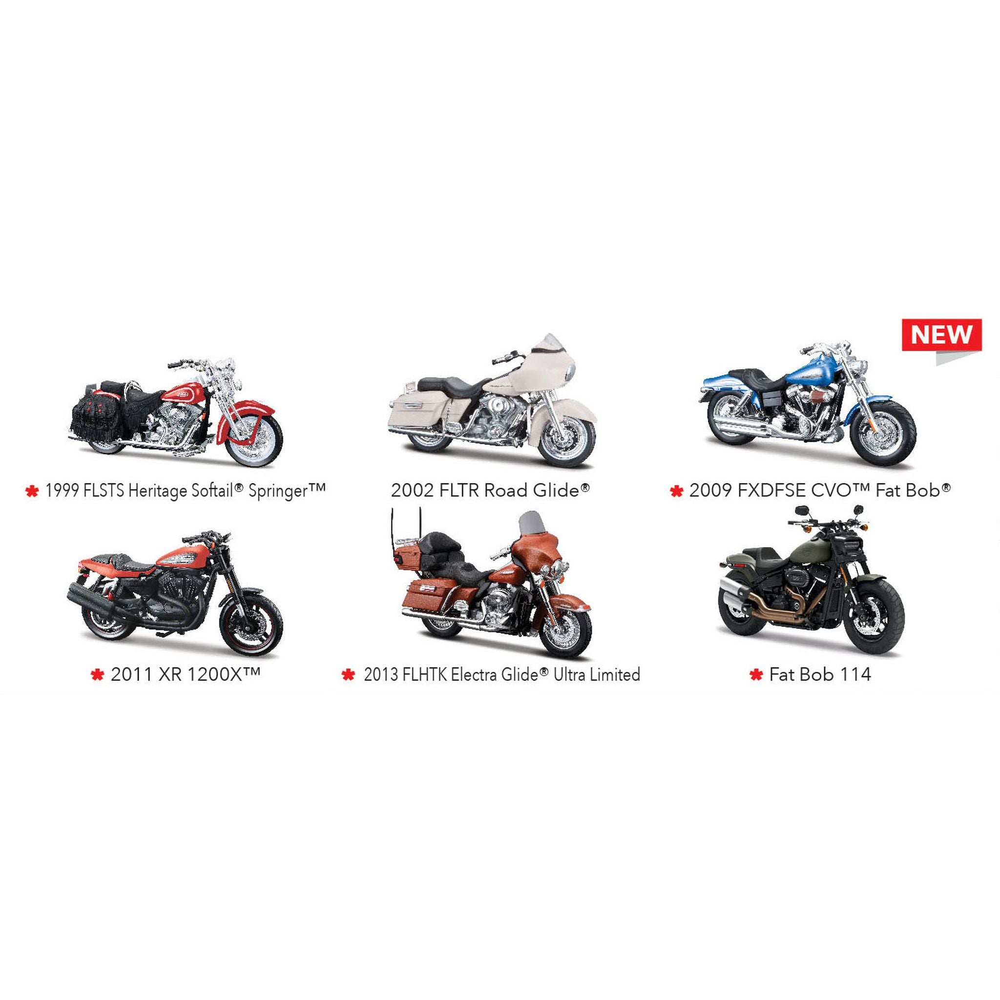 Maisto 1:18 Harley Davidson Motorcycle Assorted Styles – Toyworld Australia