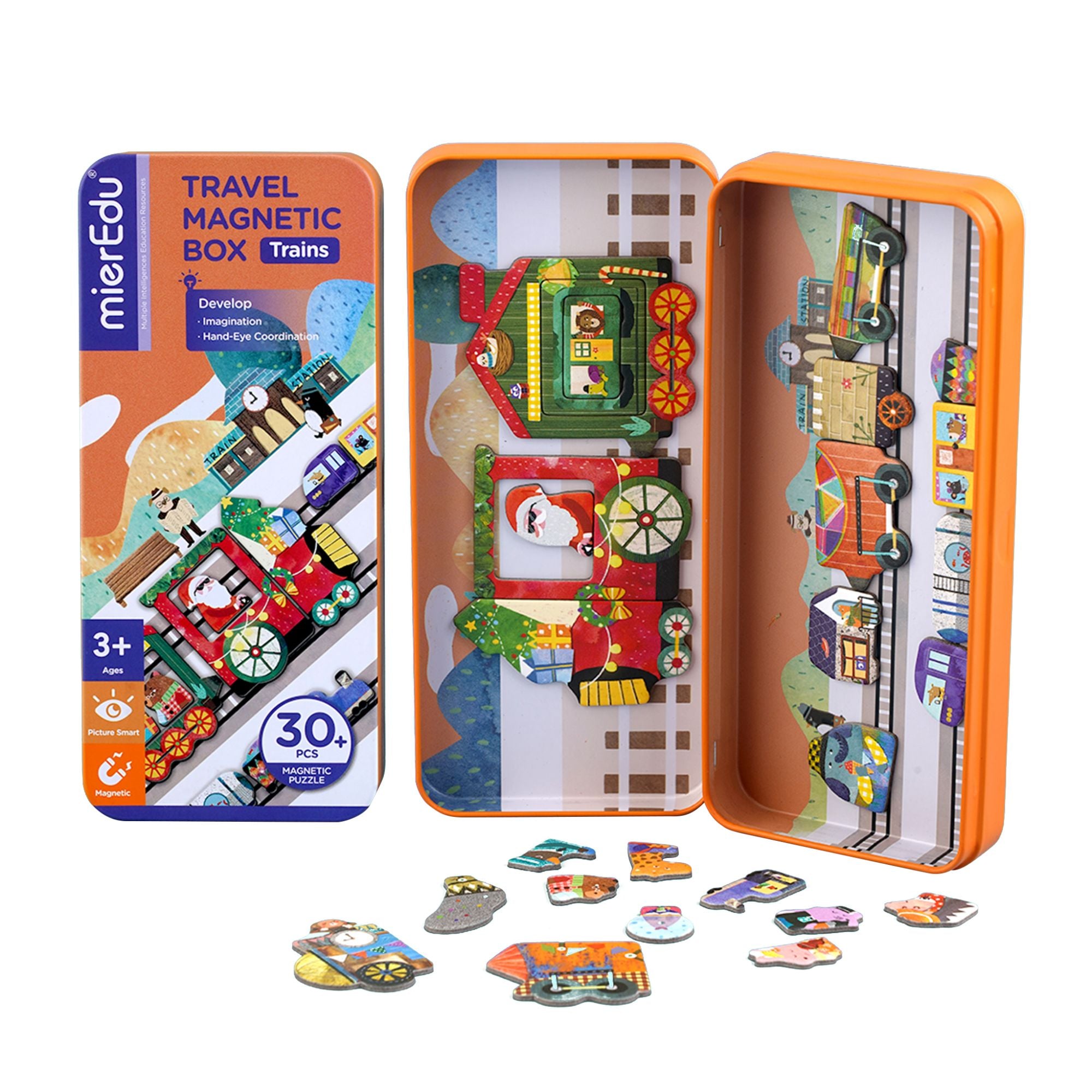 MierEdu Magnetic Puzzle Box Trains – Toyworld Australia